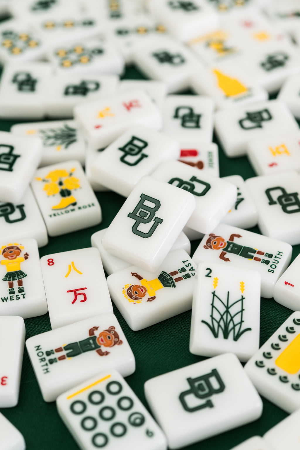 Baylor Mahjong Tiles | West Wind Mahjong
