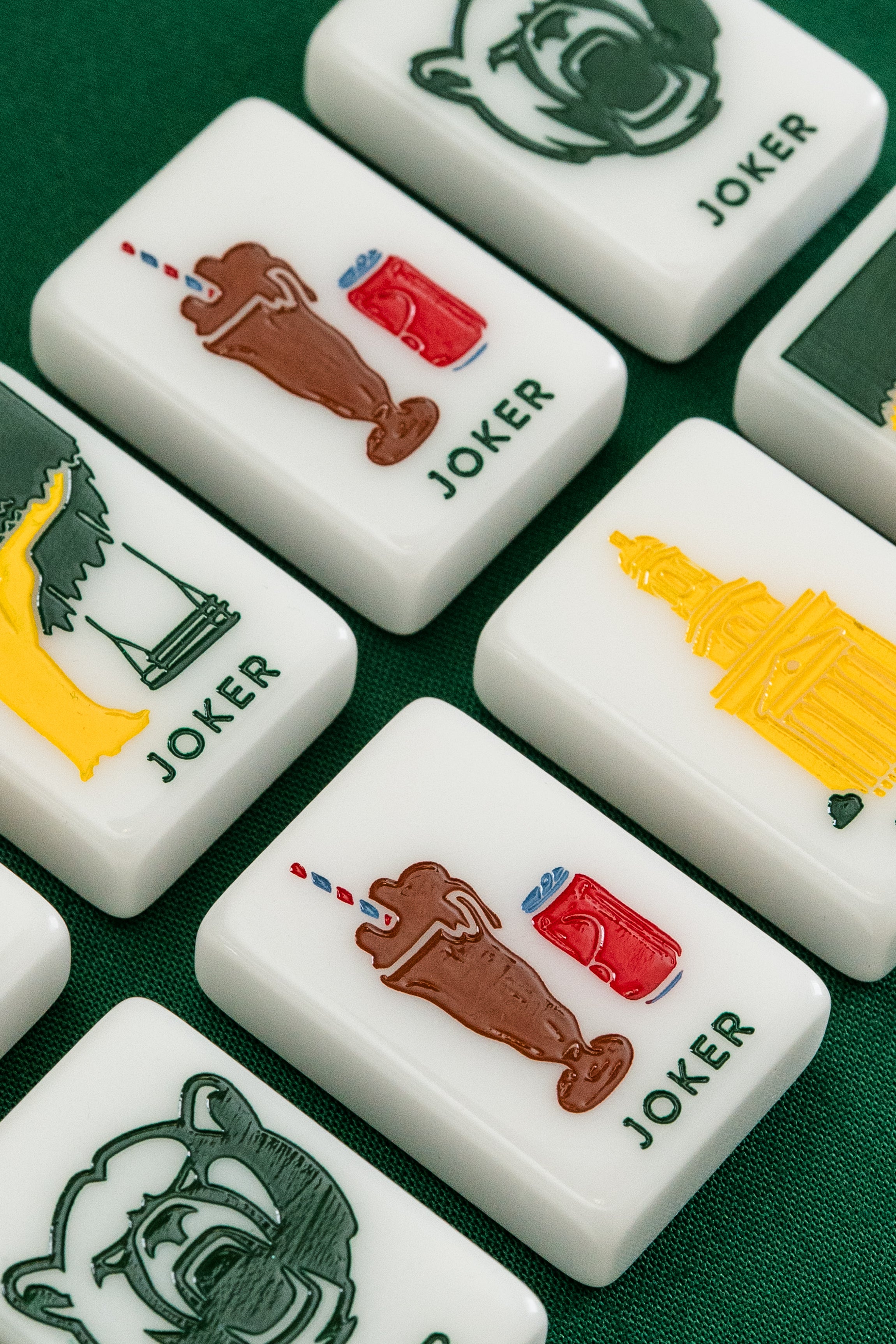 Baylor Mahjong Tiles | West Wind Mahjong