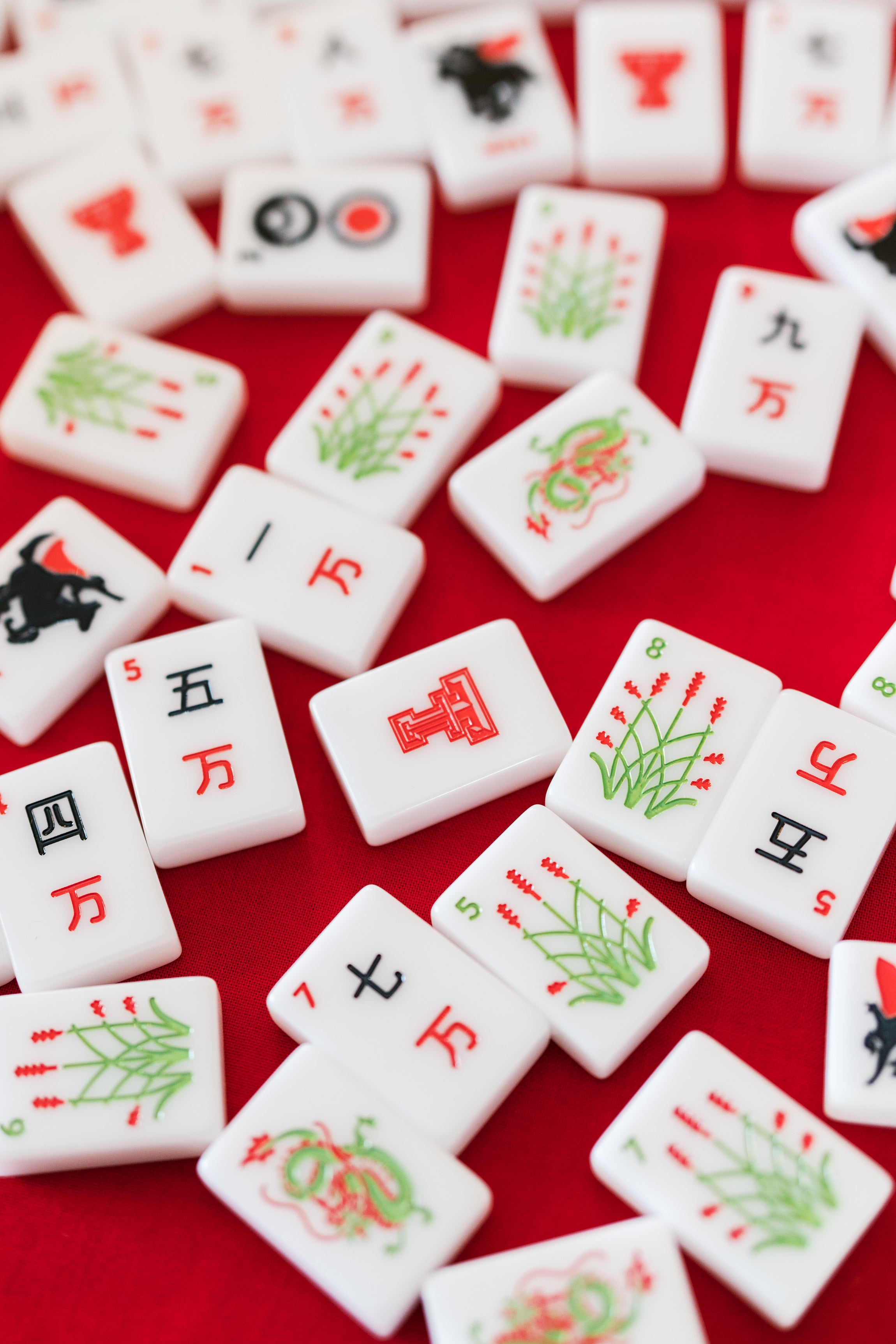 Texas Tech Mahjong Tiles | West Wind Mahjong